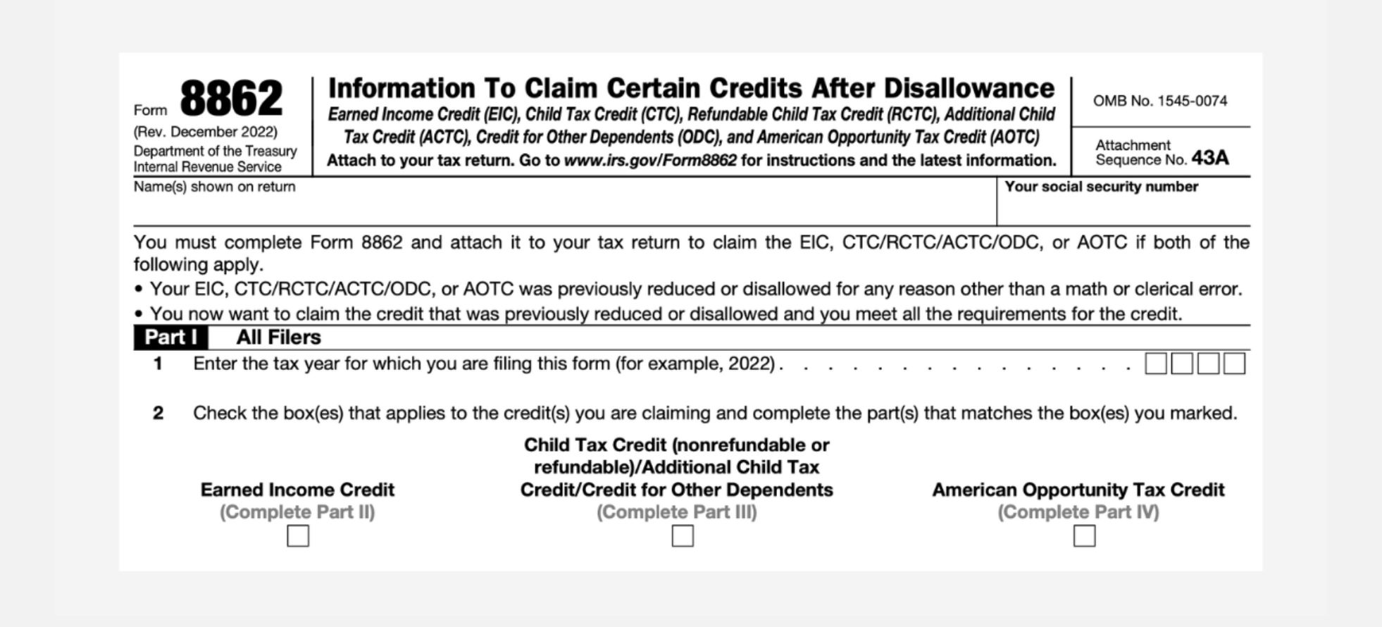 Where To Mail IRS Form 8862 LiveWell Where To Mail IRS Form 8862 LiveWell